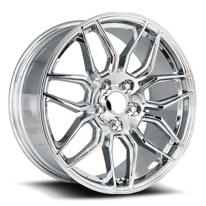 Factory Reproductions FR 401F – C8 ZO6 CORVETTE REPLICA WHEELS – CHROME ...